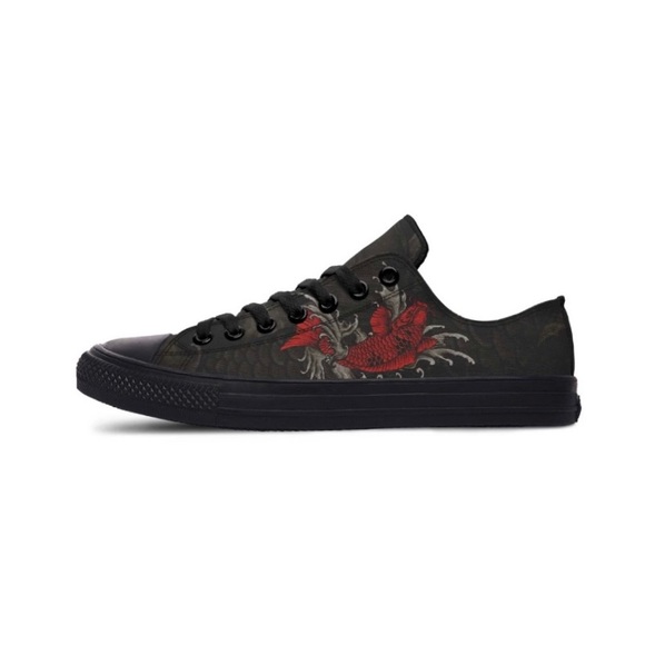 Raad | Shoes | Koi Fish Tattoo Print Sneakers | Poshmark